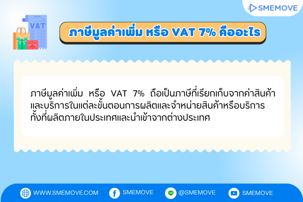 เจาะลึก “ภาษีมูลค่าเพิ่ม 7%” สำหรับธุรกิจที่อยากจด VAT